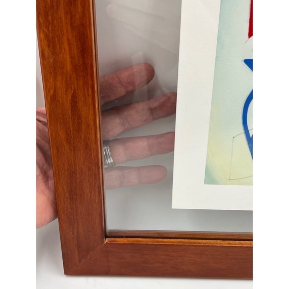 Alfred Gockel | Art | Alfred Gockel Blue On Blue Seriolithograph In ...